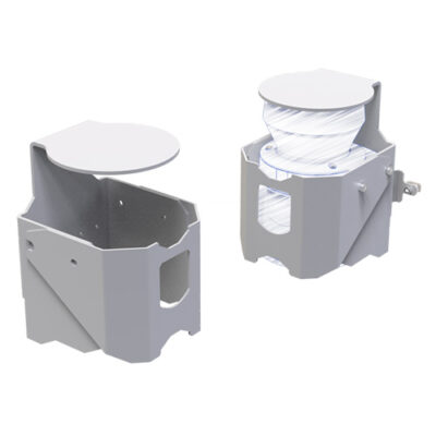 2D LIDAR sensor holder model M1 (lateral) - KELO Robotics GmbH